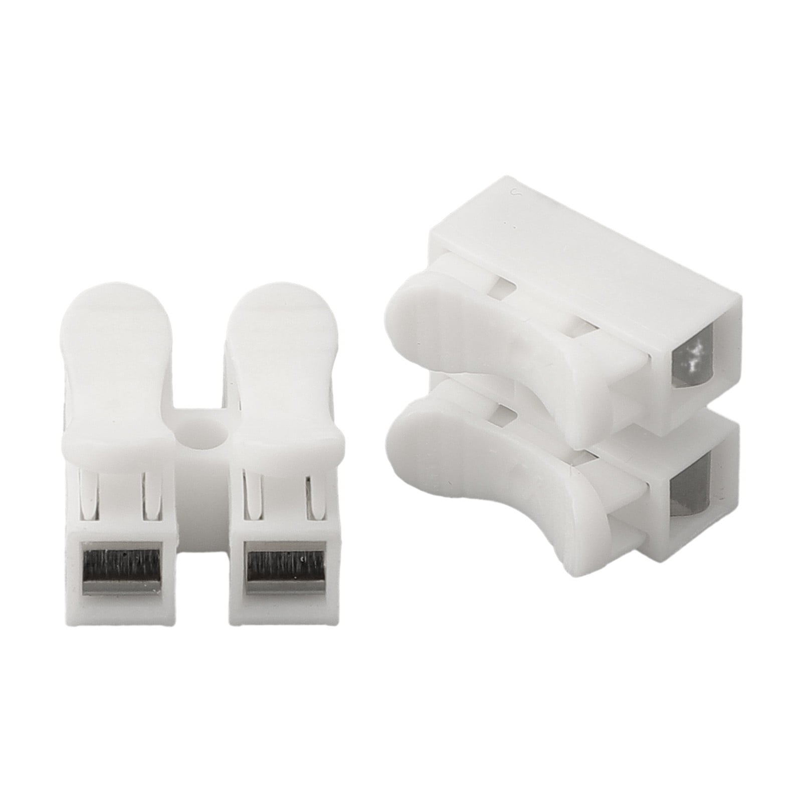 10Pcs Ch2 Spring Quick Wire Connector Cable Clamp Terminal Block Led ...