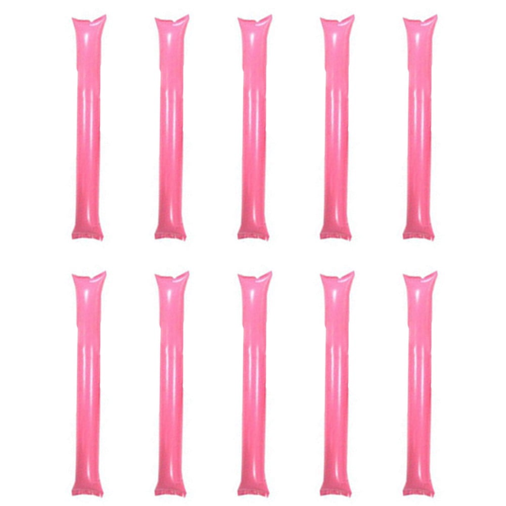 10Pcs Cheering Inflatable Wand Game Fans Cheering Props - Walmart.com