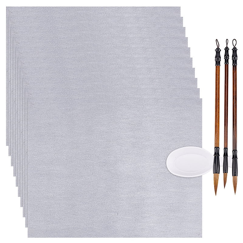 10Pcs Chinese Calligraphy Brush Water Writing Magic Cloth with 1Pc ...