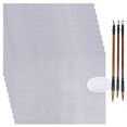 10Pcs Chinese Calligraphy Brush Water Writing Magic Cloth with 1Pc ...