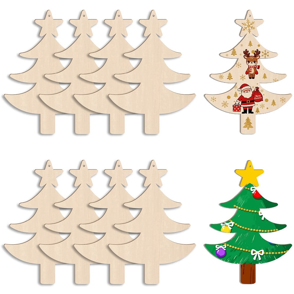 Wooden Christmas Tree Cutouts