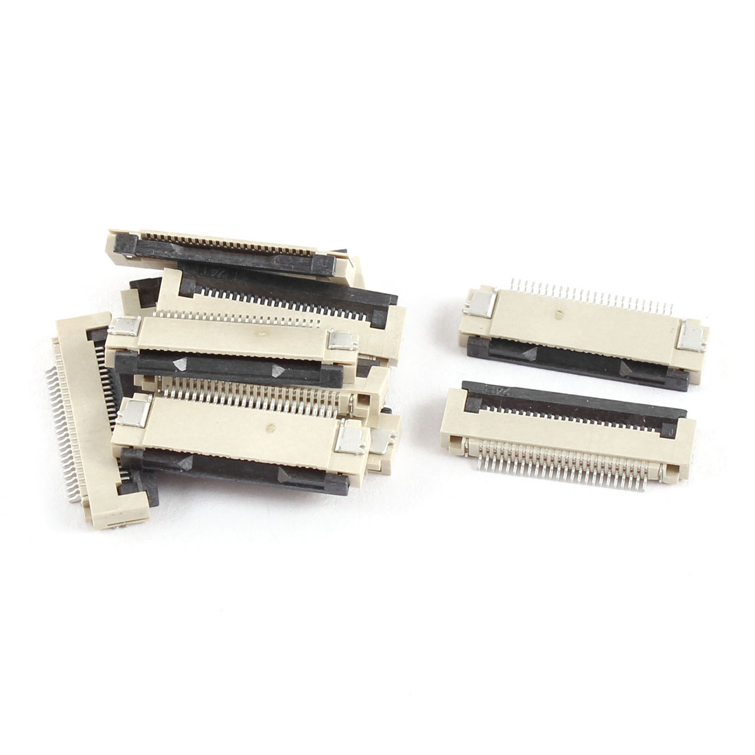 10Pcs Clamshell Type Bottom Port 24Pin 0.5mm Pitch FFC FPC Sockets ...