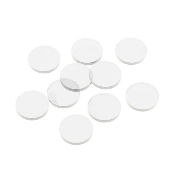 10Pcs Clear Acrylic Billiard Pool Cue Replacement Pool Tips Snookers ...