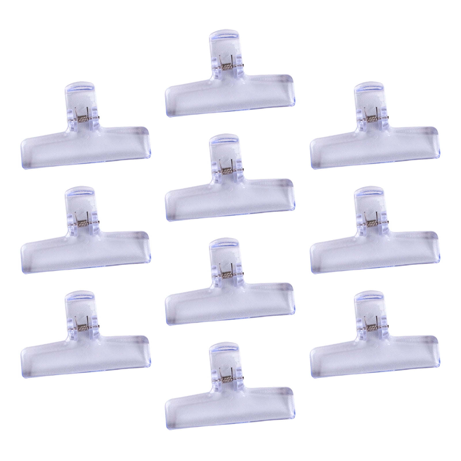 10Pcs Clear Acrylic Binder Clip 75mm Acrylic Paper Clip Paper Clamps ...