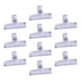 10Pcs Clear Acrylic Binder Clip 75mm Acrylic Paper Clip Paper Clamps ...