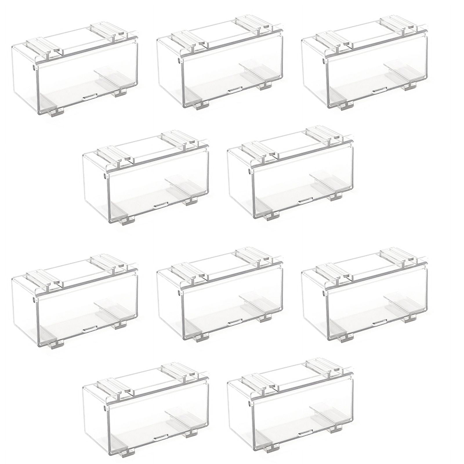 10Pcs Clear Acrylic Display Case for Car Mold, Wheels Car Model Display ...