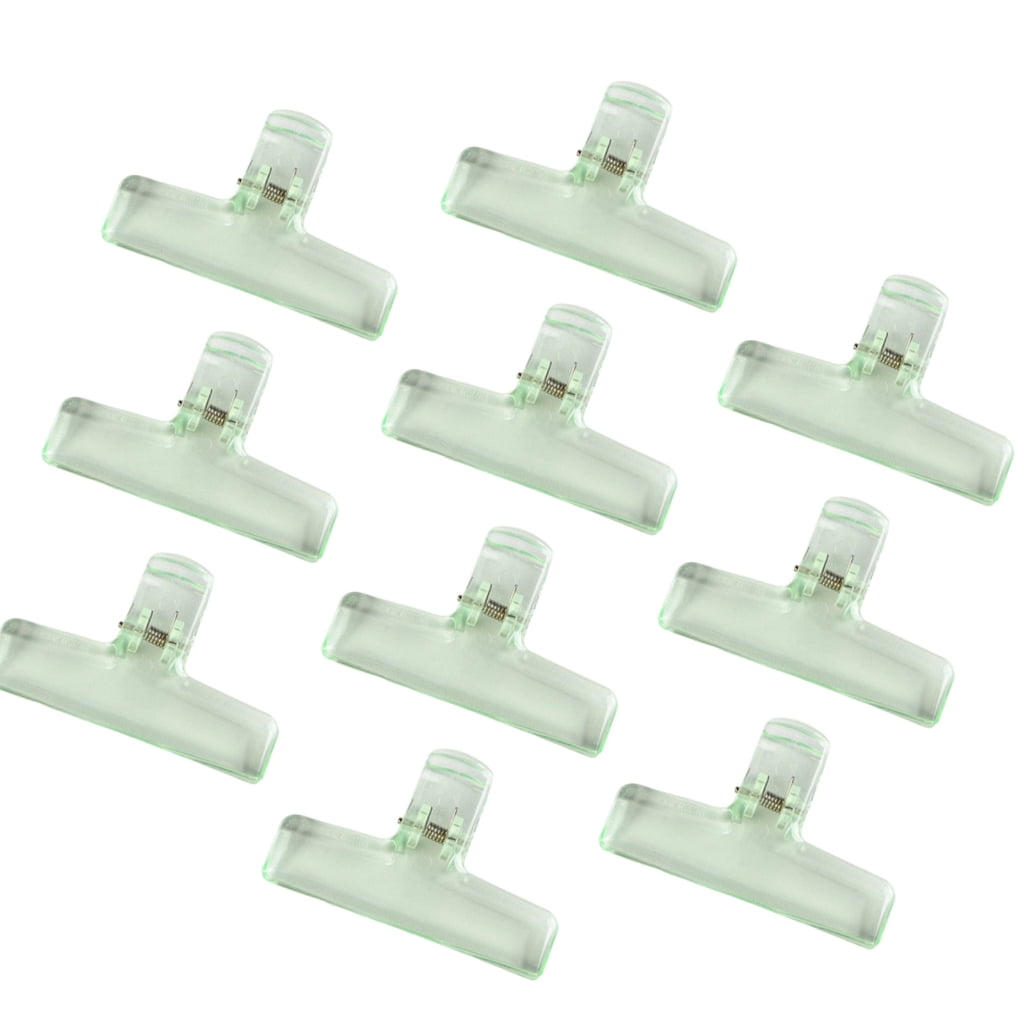 10Pcs Clear Acrylic File Clip 75mm Acrylic Paper Clip Paper Clamps for ...
