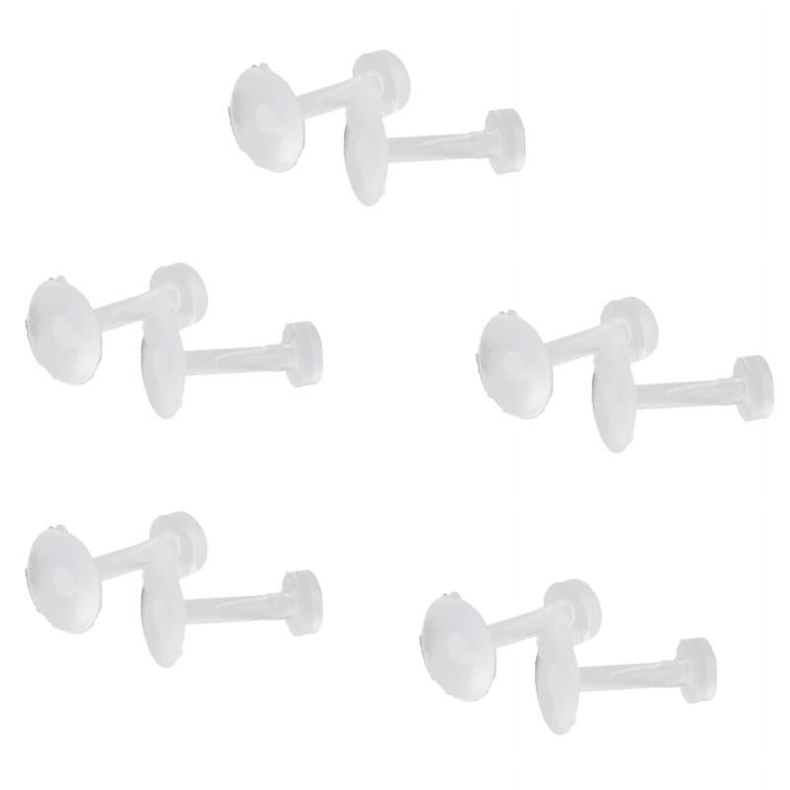 10Pcs Clear Acrylic Nose Studs Retainers Bars Body Jewelry - Walmart.com