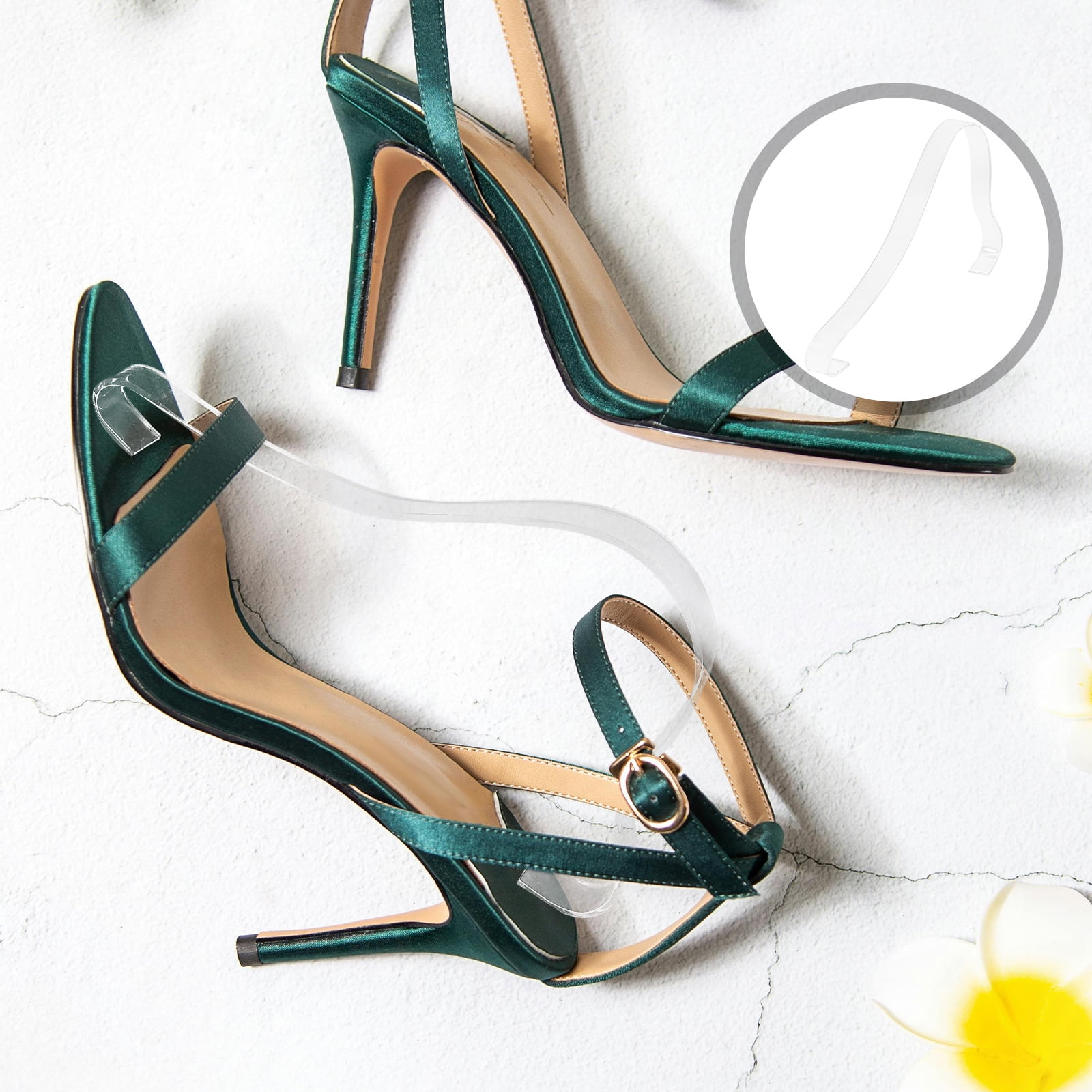 10Pcs Clear Sandal Shoe Display Stand Shoe Rack Inserts Holders Sandals ...