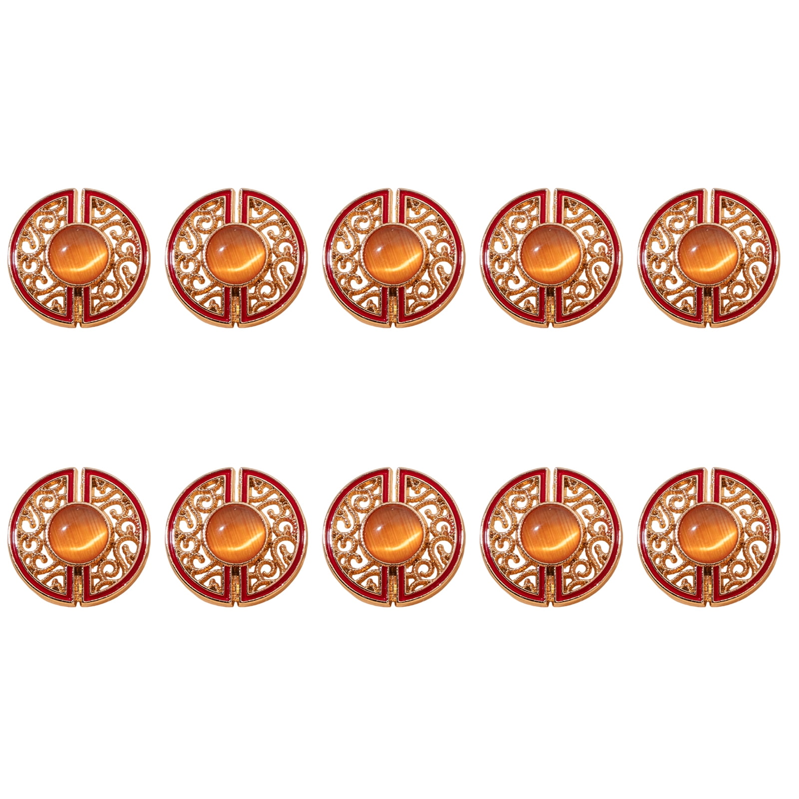 10Pcs Cloud Pattern Buttons Metal Sewing Buttons Fasteners For Garments ...