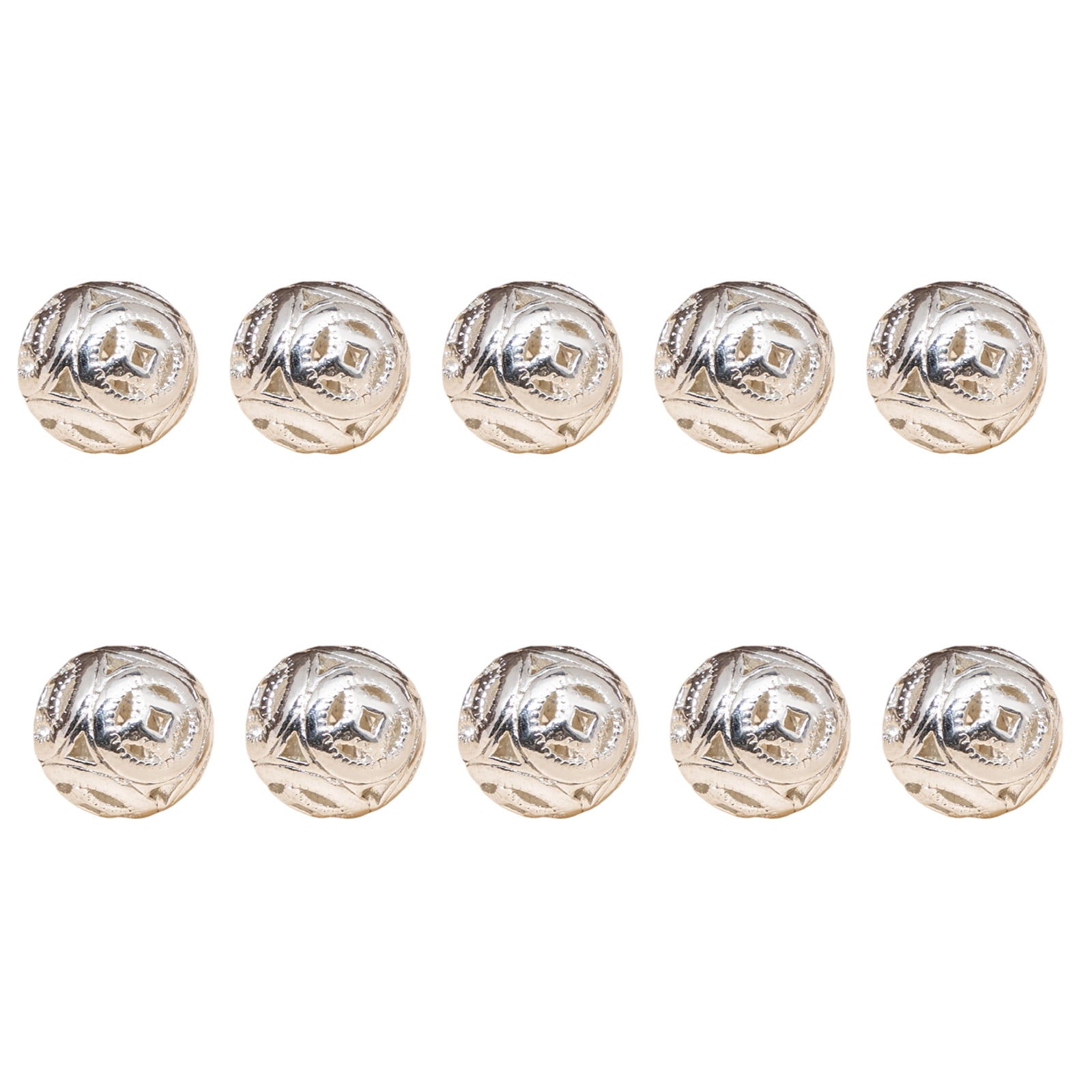 10Pcs Cloud Pattern Metal Buttons Decorative Clothing Buttons Fasteners ...