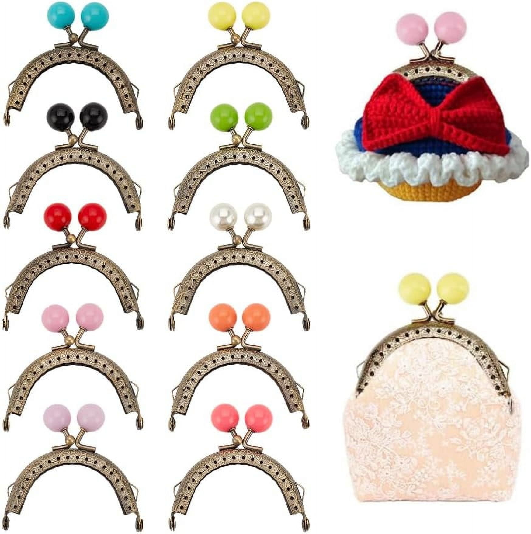 10Pcs Coin Purse Clasp 2.85Inch Metal Purse Frame Bag 10 Colors Arch ...
