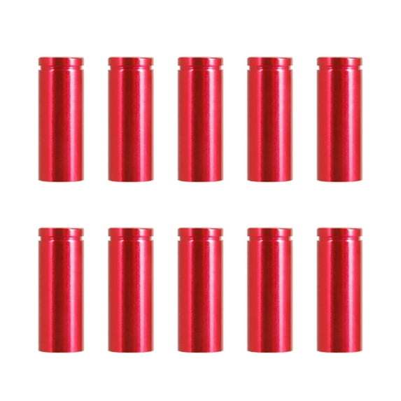 10Pcs Colorful Alloy Bicycles Cable Crimp Ends Tips Shifter Bike Cable ...