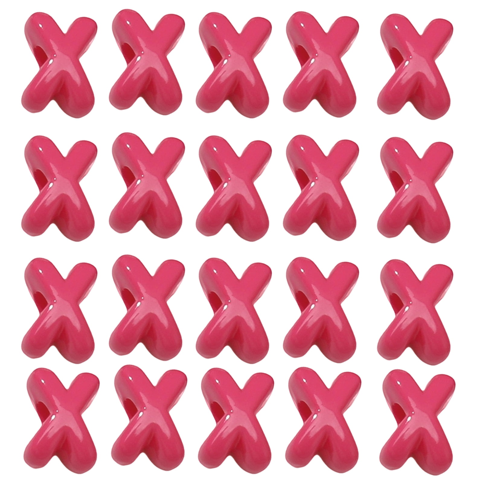 10Pcs Colorful Plastic Craft Beads Multipurpose Spacers Beads with 2mm ...