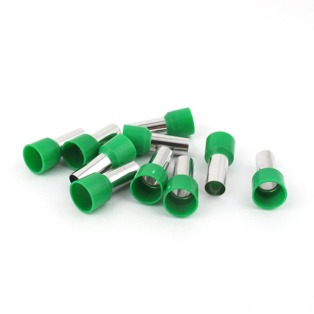 10Pcs Cord End Terminal Wire Pre Insulated Ferrule Tube Green E16-12 ...