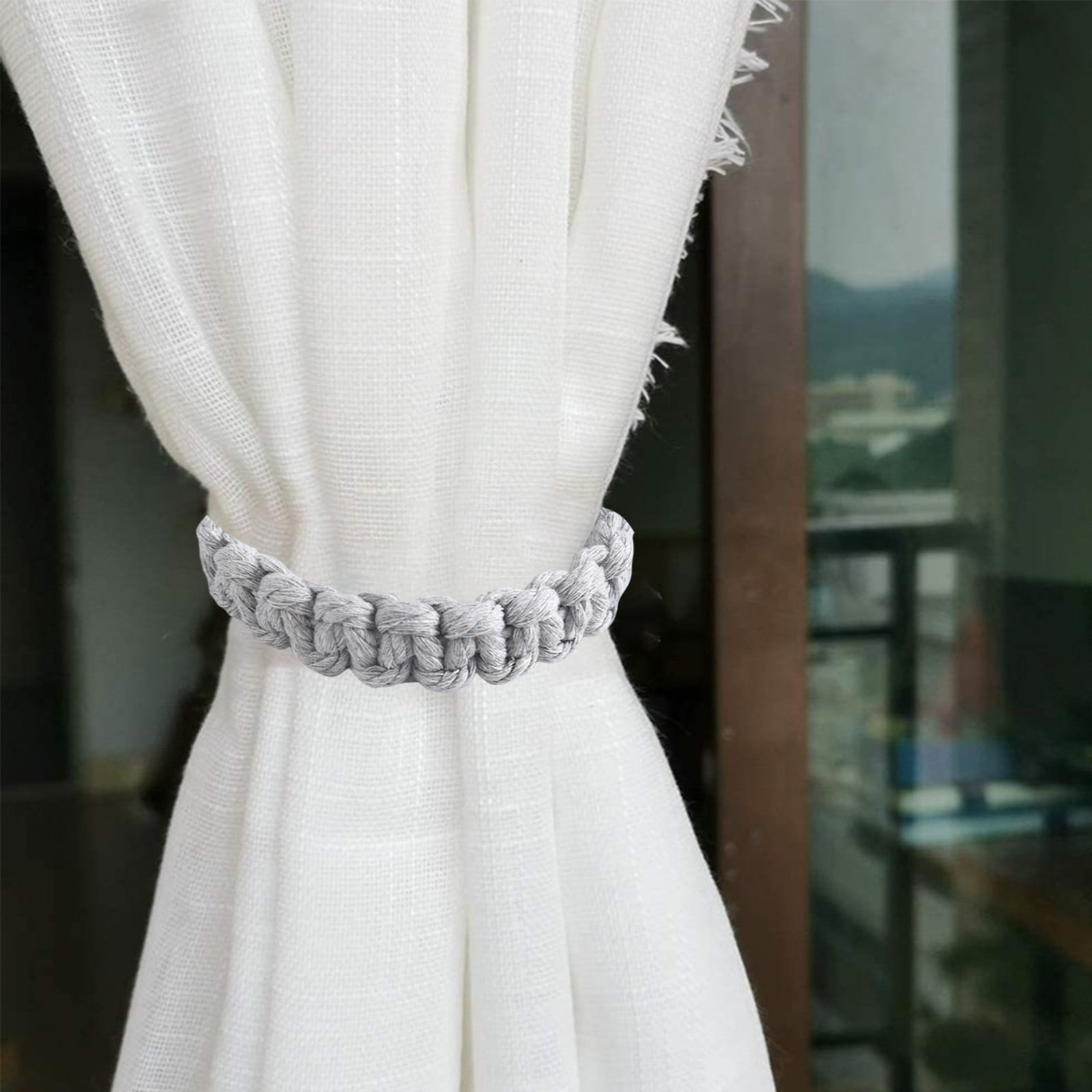 10Pcs Curtain Tiebacks under $5! Xqxayjr Curtain Tie Backs, Handwoven ...