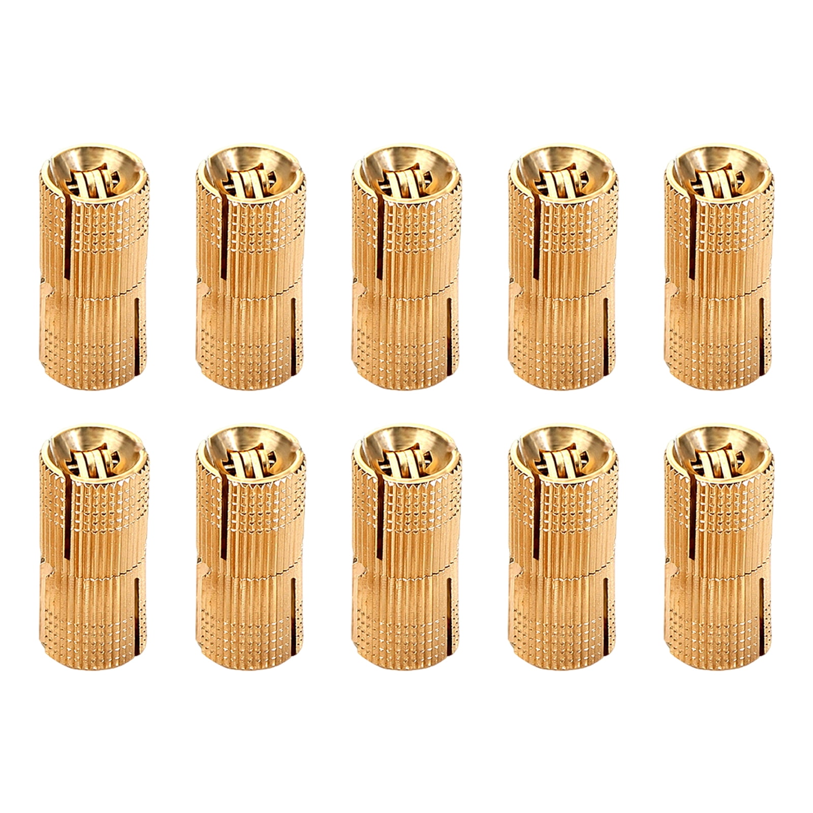10Pcs Cylindrical Concealed Invisible Door Hinges Brass Furniture ...