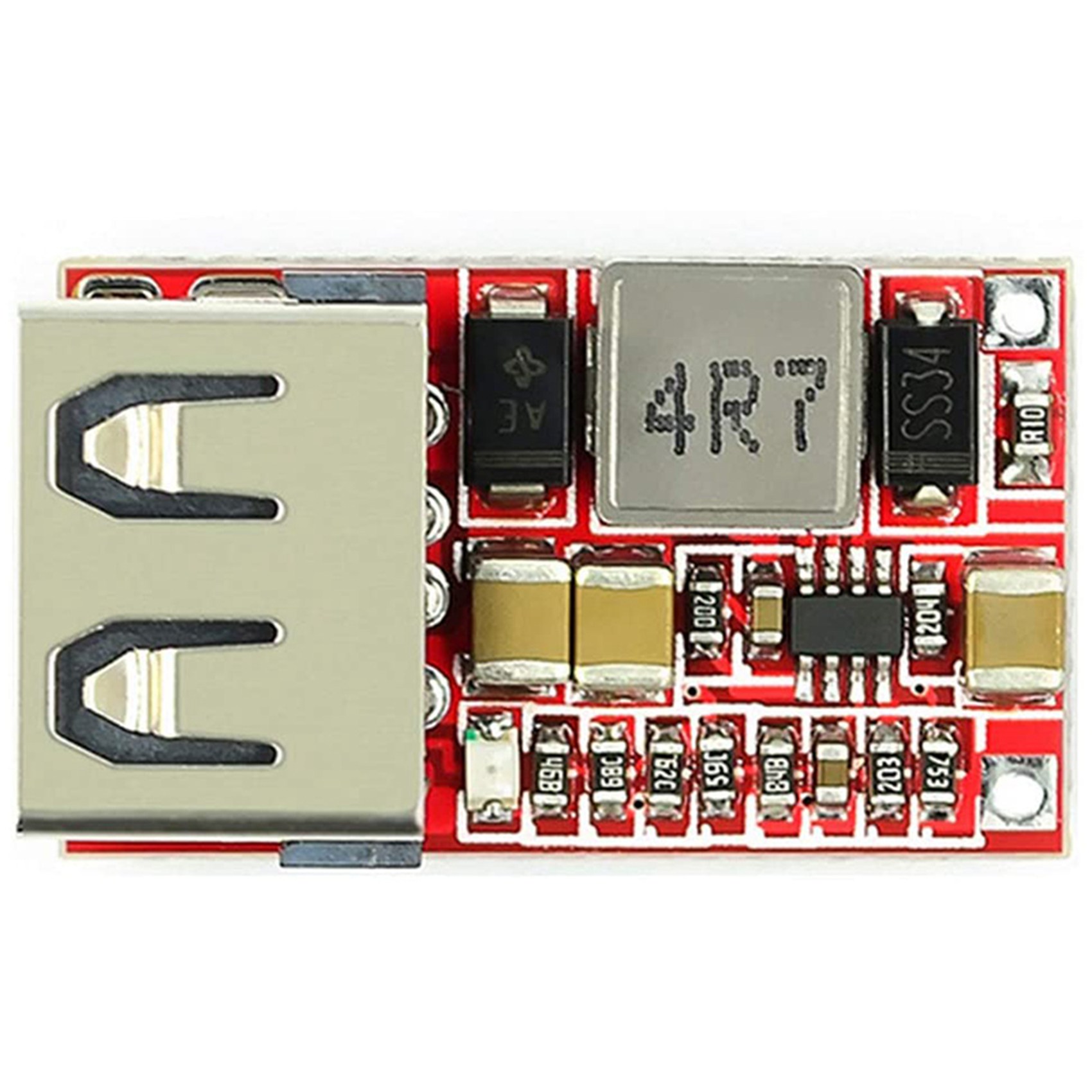 10Pcs DC-DC Buck Converter Car USB Charger Module 6-24V 12V 24V to 5V ...