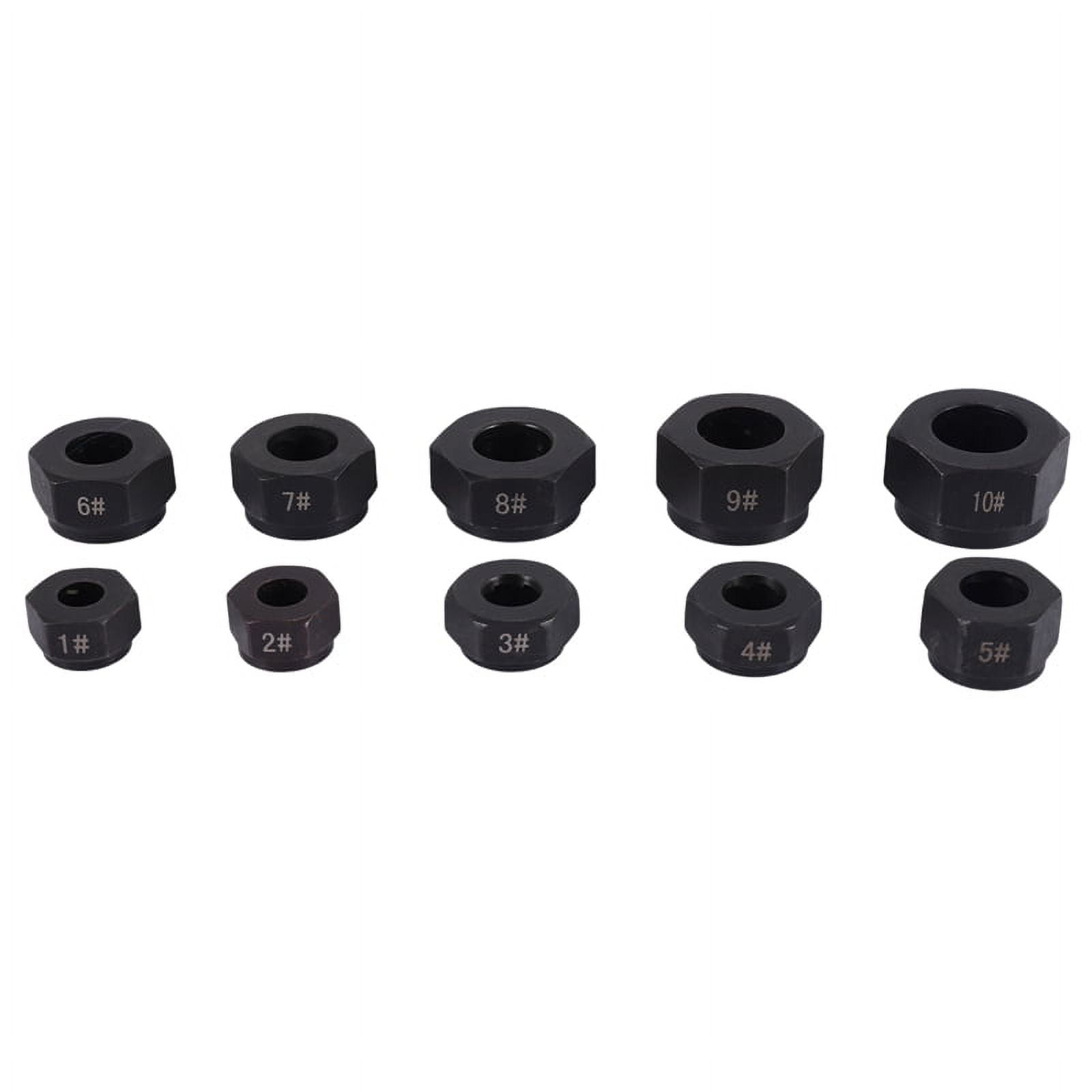 10Pcs Damaged Nut Bolt Remover Stud Extractor Set Metric Broken Bolt ...