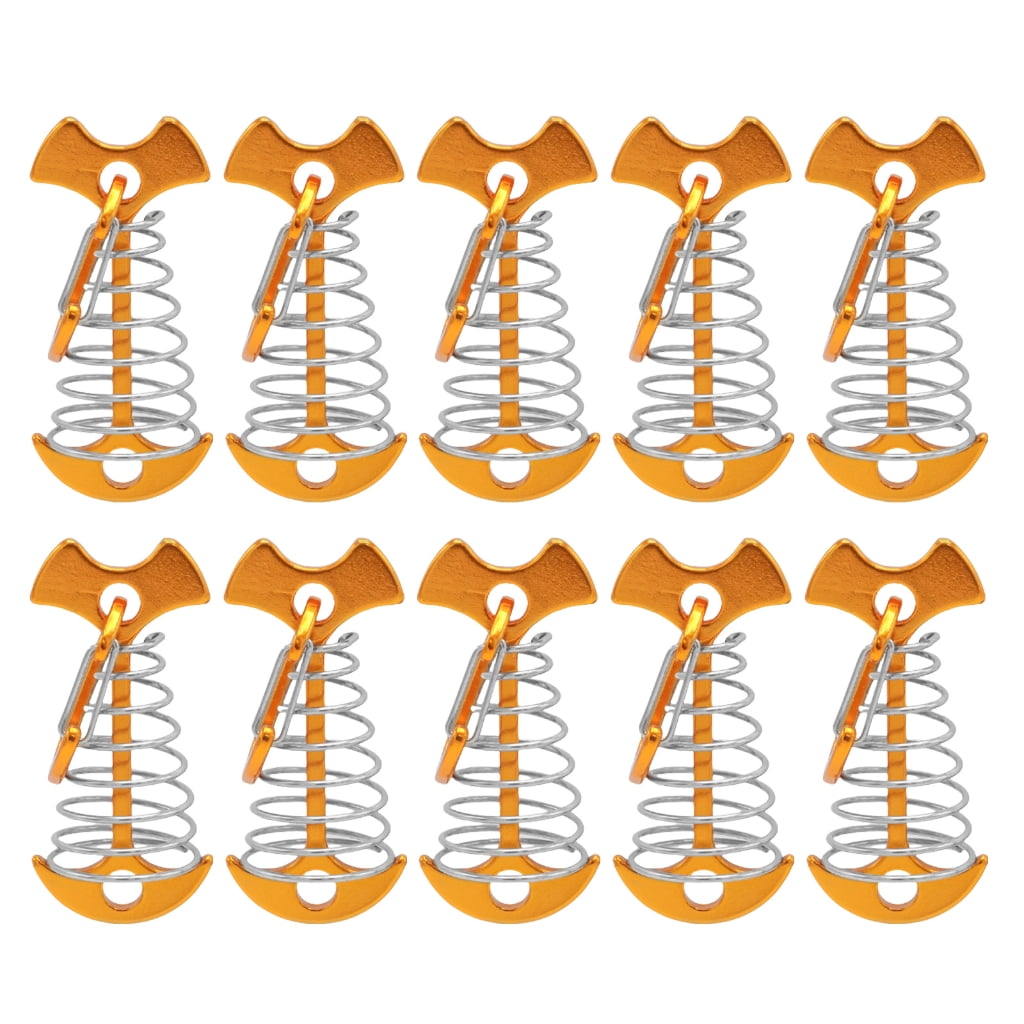 10Pcs Deck Planks Board Tent Peg Windproof Fishbone Deck Anchors Peg ...