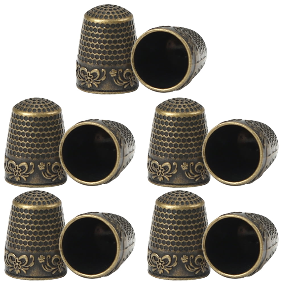 Raindrops Copper Thimble Sewing Accessory For Mothers Sewing 10Pcs ...