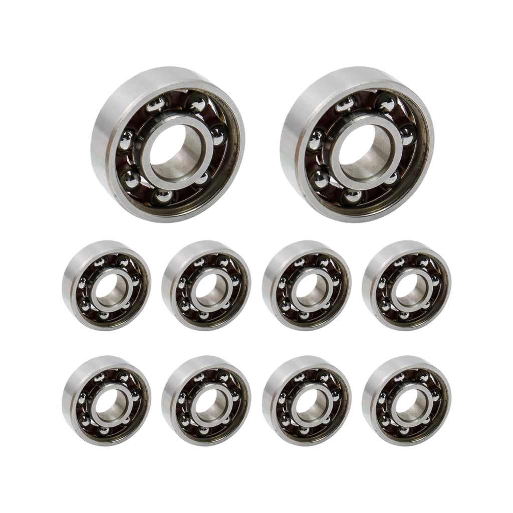10Pcs Deep Grooves Ball Bearing 8mm Inner Diameter Low Noise Design for ...