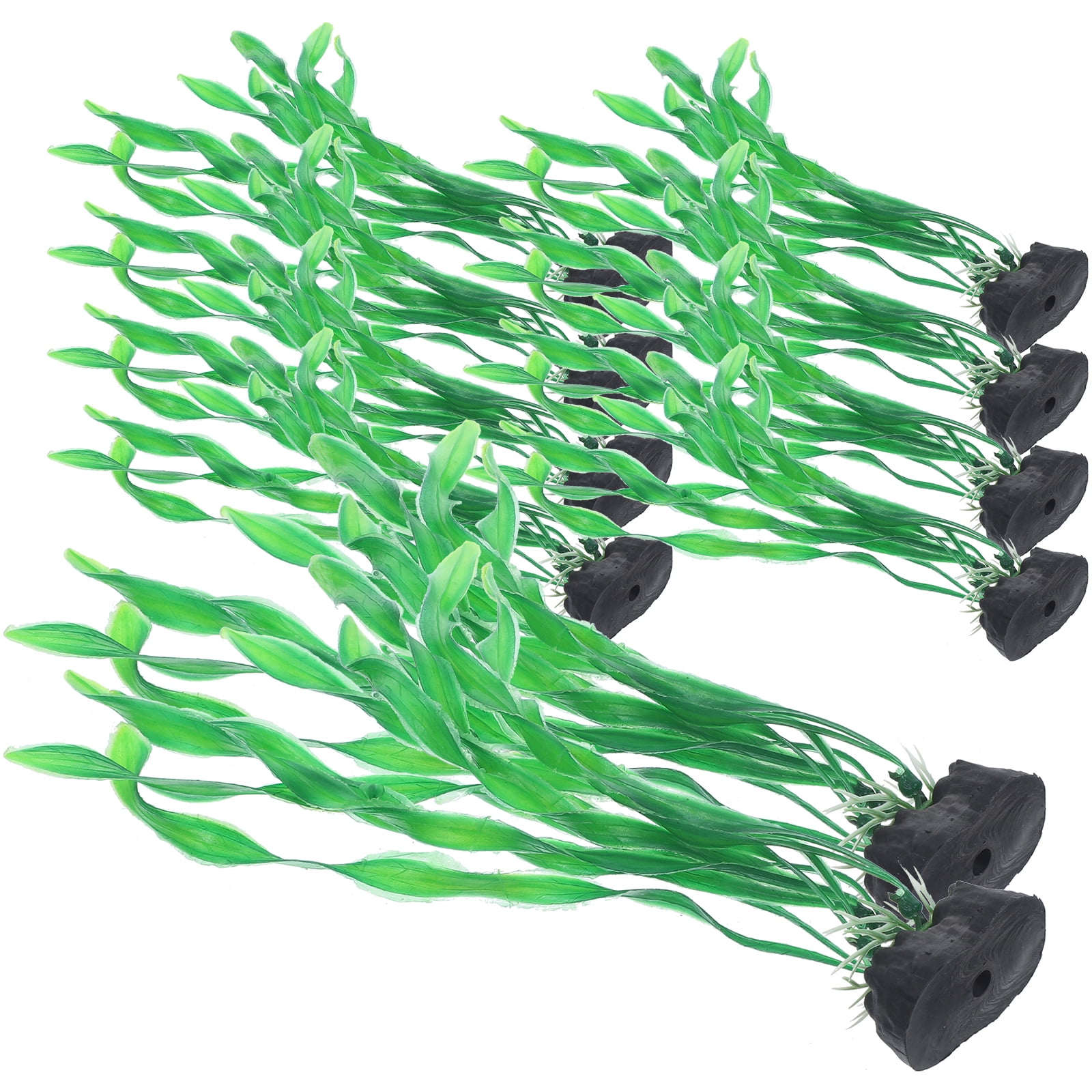 10Pcs Delicate Aquarium Grass Desktop Fish Tank Grass Fake Plant Fish ...
