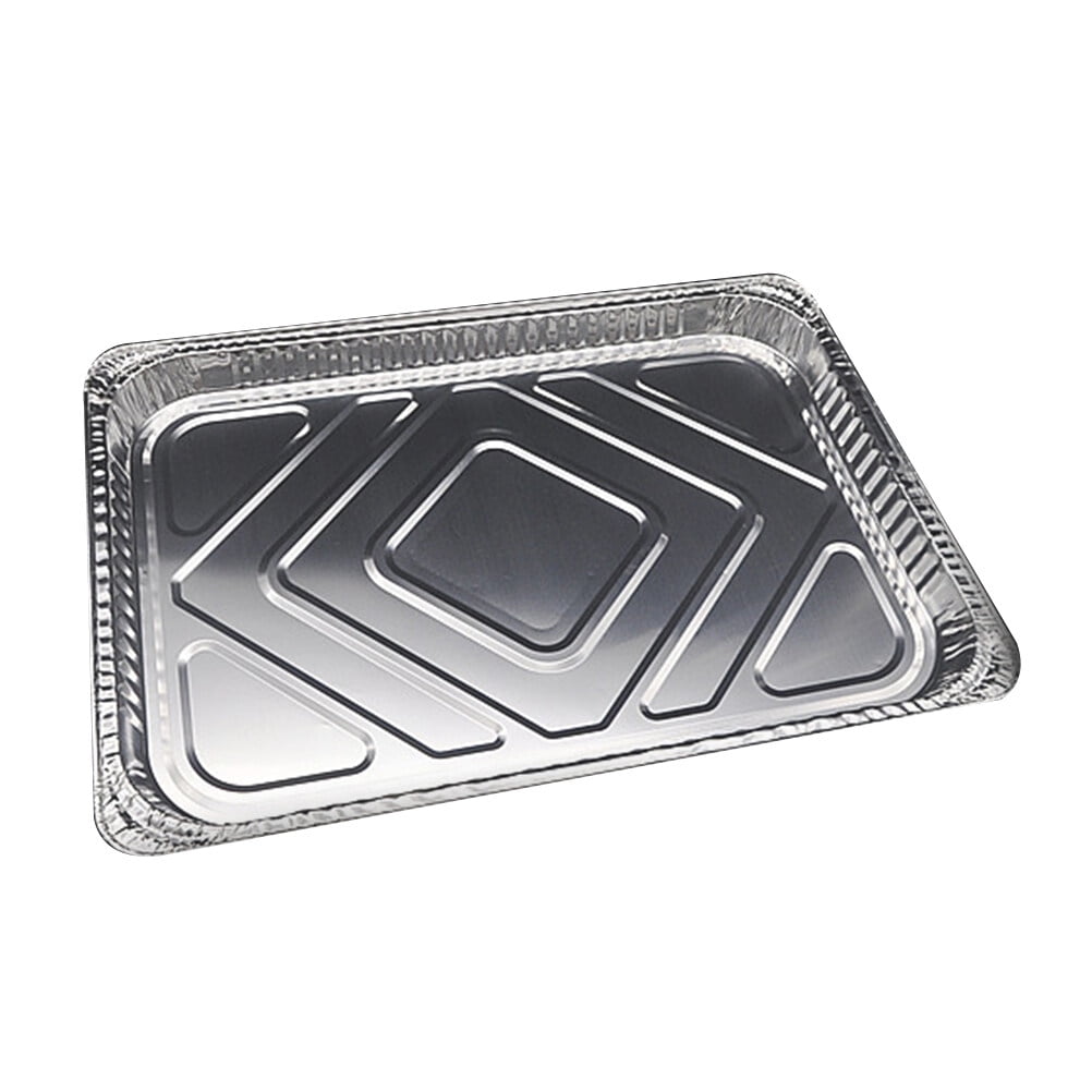 10Pcs Disposable BBQ Drip Pan Tray Aluminum Foil Tin Liners for Grease ...