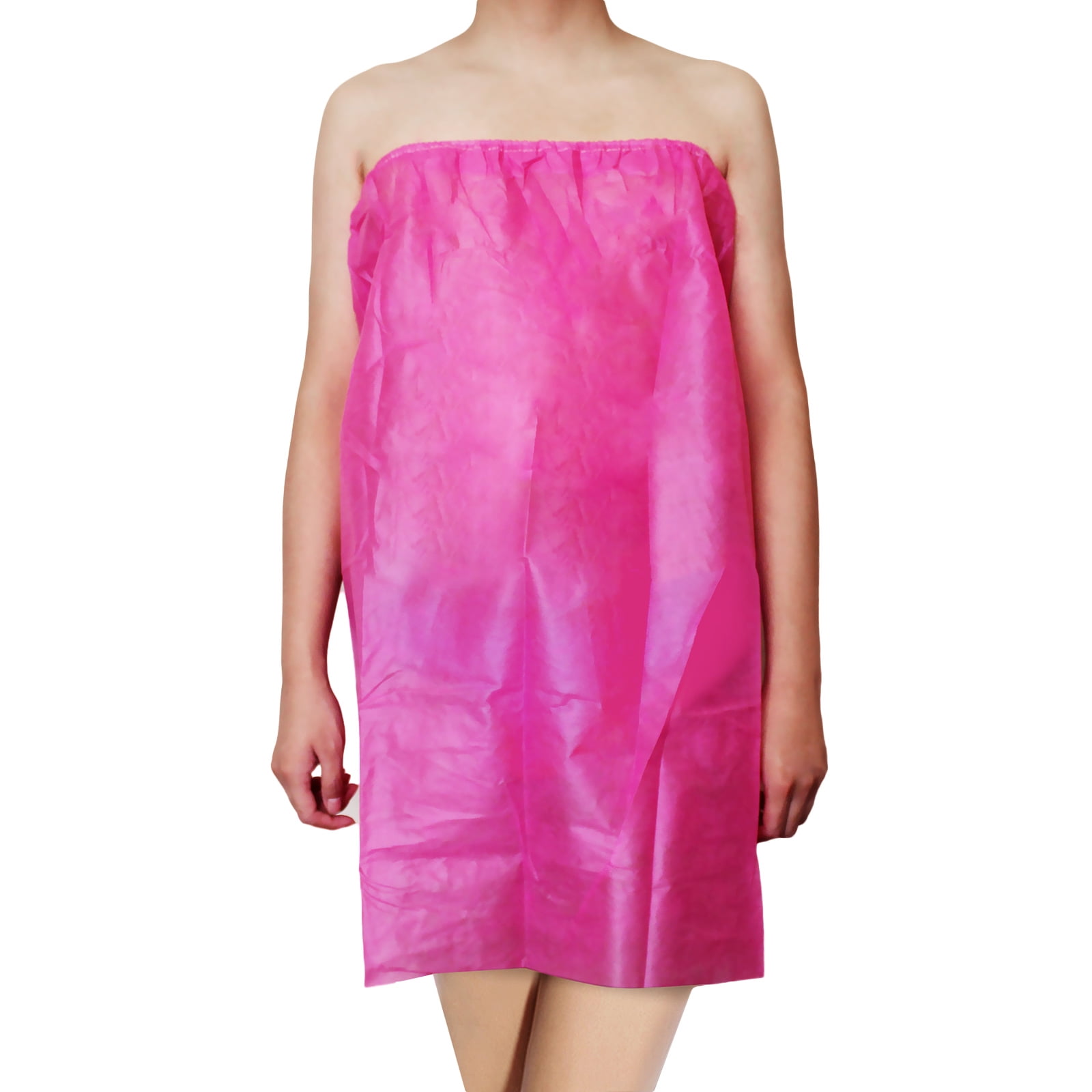 10Pcs Disposable Bath Skirt Non-Woven Spa Salon Towel Wrap Sauna Tube ...