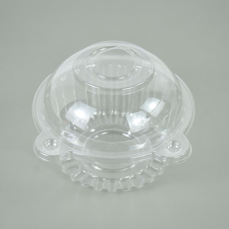 10Pcs Disposable Clear Plastic Cup Mousse Dessert Muffin Cupcake Cups ...