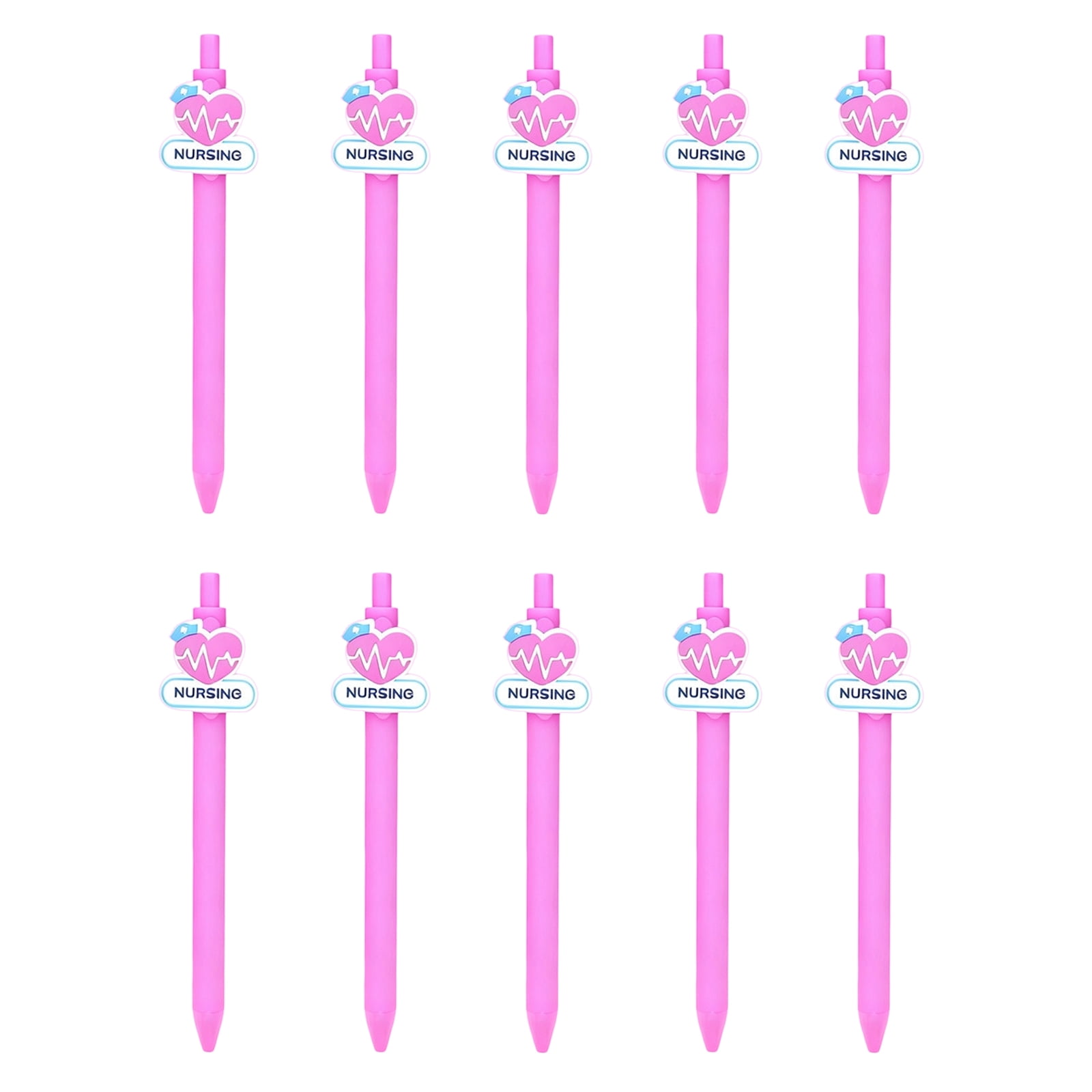 10Pcs Doctor Theme Nurse Ballpoint Pens 1.0mm Pen Point Black Inks ...