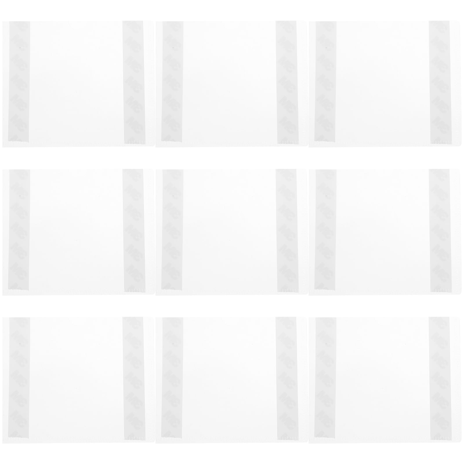 10Pcs Document Folders Multi-use Plastic Reusable File Envelopes Clear ...