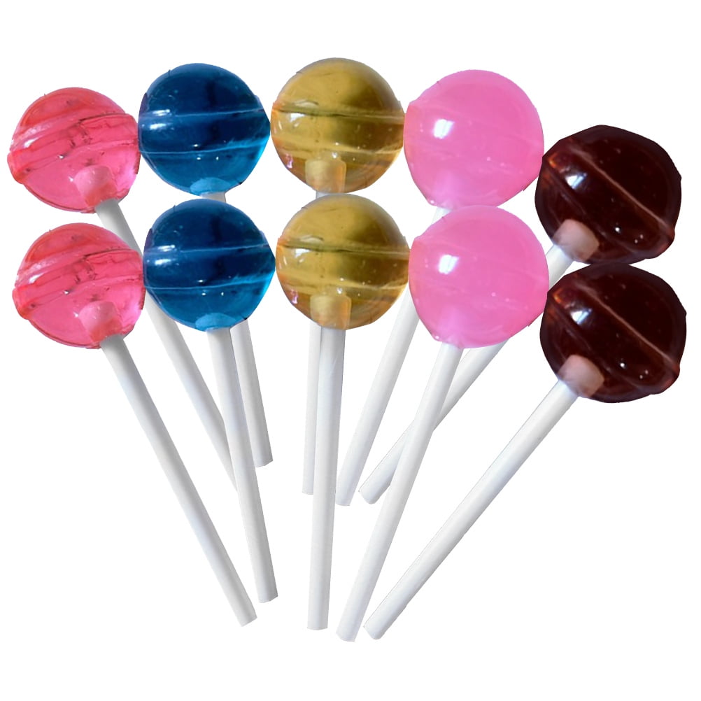 10Pcs Dolls House Lollipops Model Miniature Sweet Candy Store Shop ...