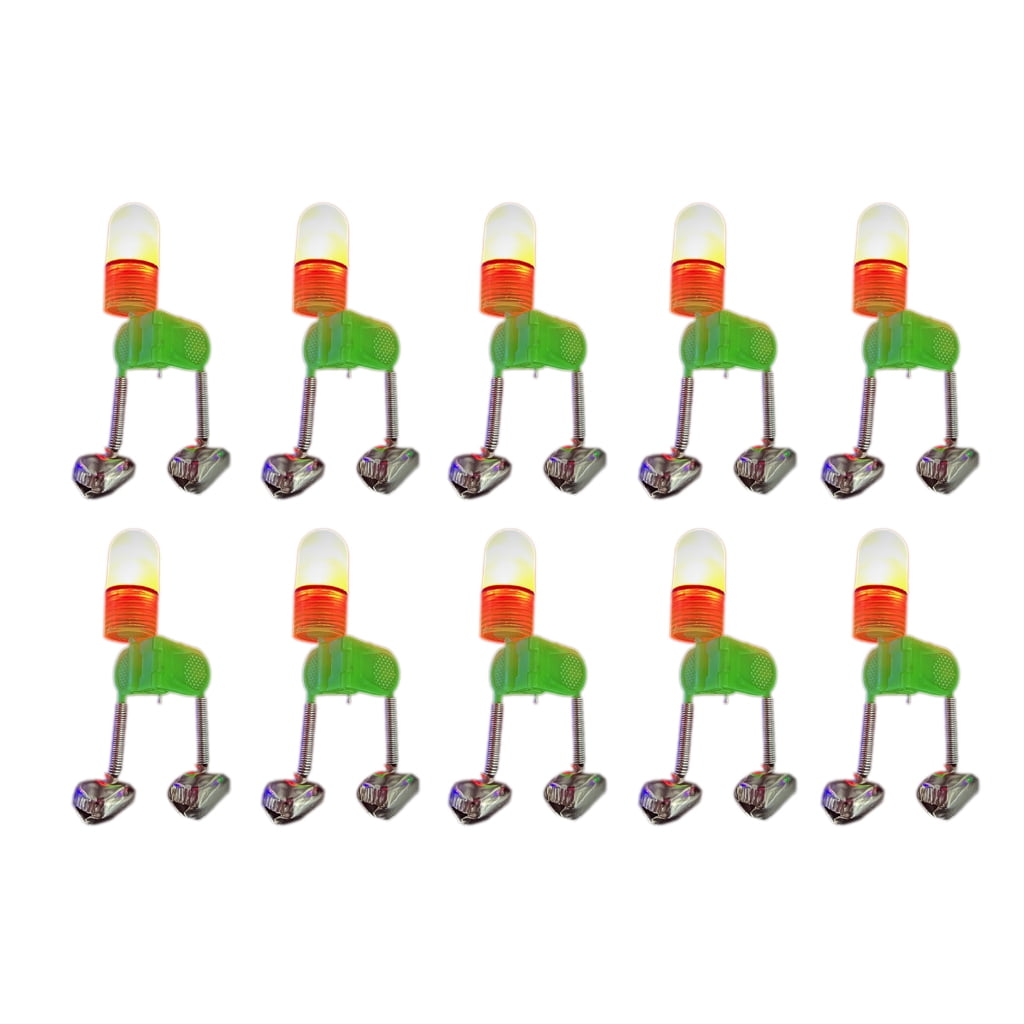 10Pcs Double Alarm Bells Twin Bells Rings Bites Lures Rod Bites ...