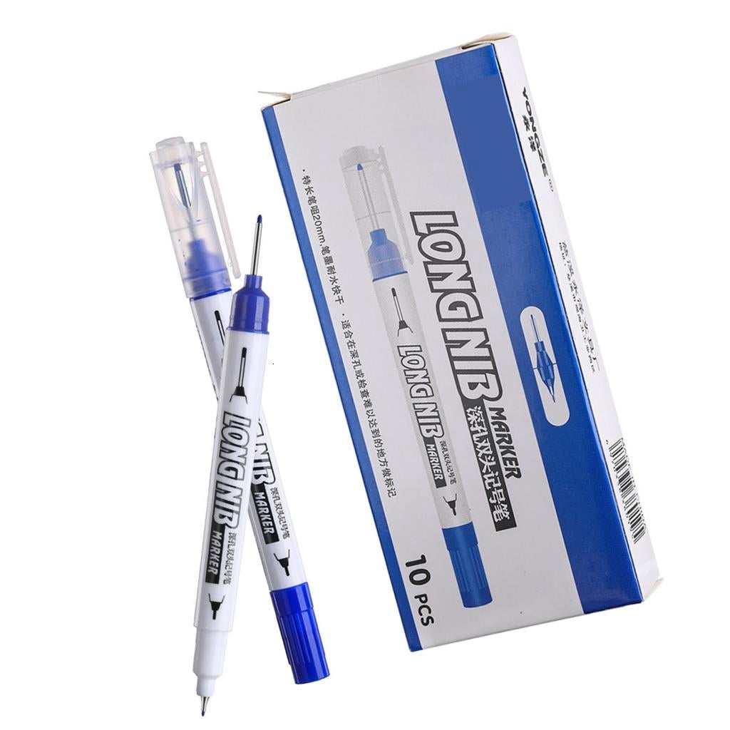 10Pcs Double Ended Markers Pen Vibrant Color Non Toxic Ergonomic Grip ...