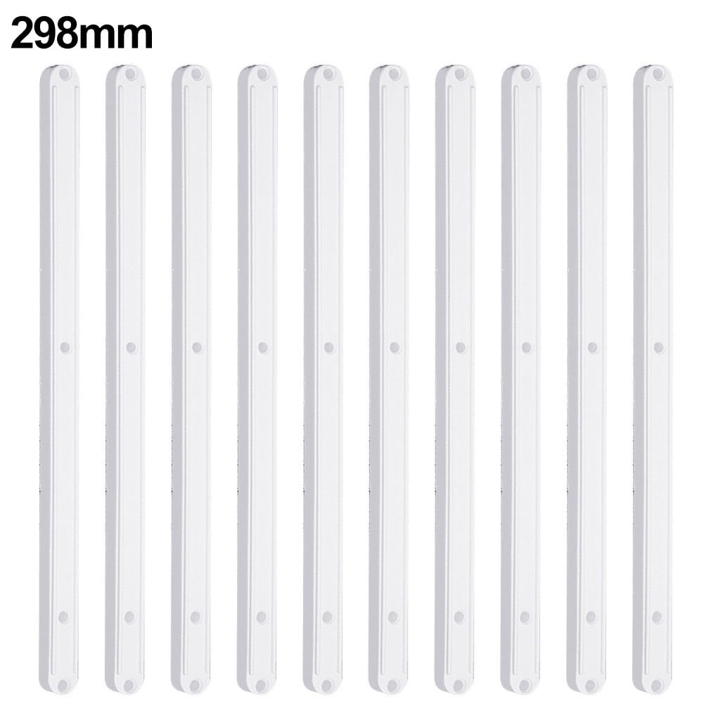 10Pcs Draw Rail Plastic Drawer Slides 298mm Draw Runners Replacement ...