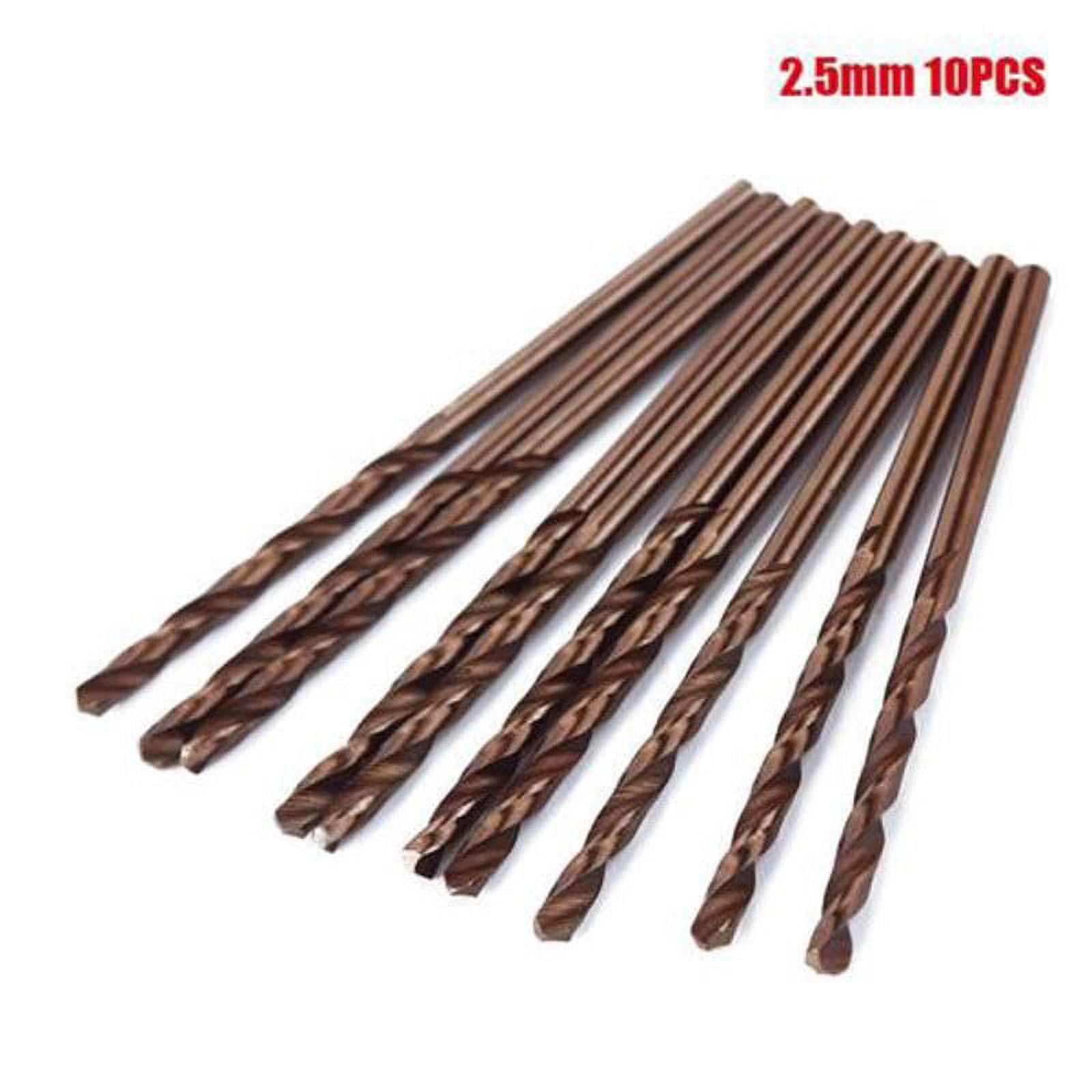 10Pcs Drill Bit Set High Speed Steel Straight Shank Hand Drill Bits,2 ...