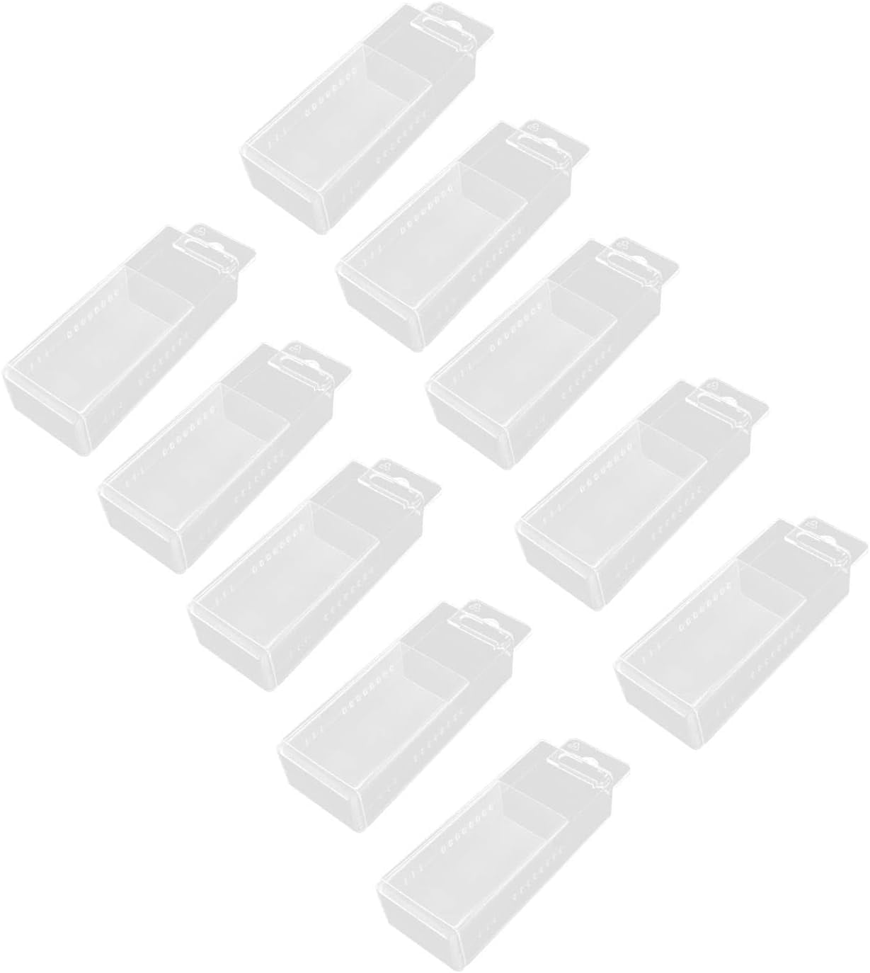 10Pcs Drill Bit Storage Box Tool Box Parts Twist Drill Box Drill ...