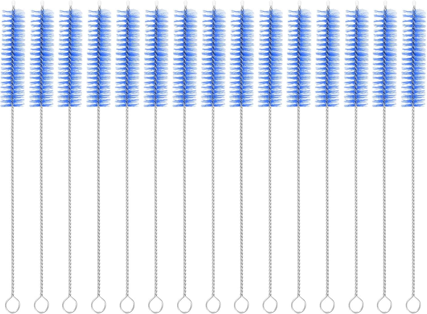 10Pcs Drinking Straw Cleaning Brushes, 10" x 3/8" Nylon Bristles Long ...