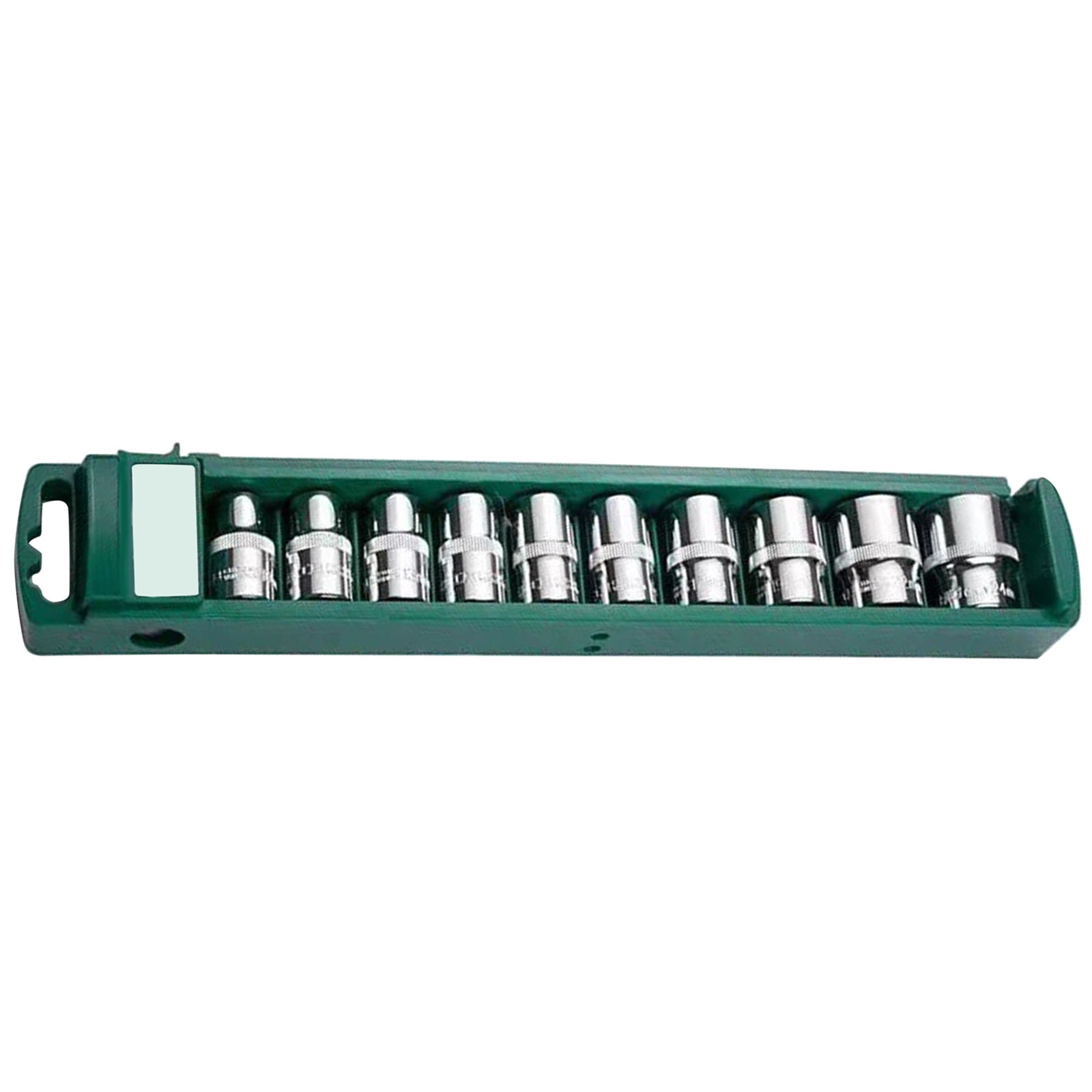 10Pcs Drives Socket Wrench Head Set for Ratchets 1/4" 3/8" Short Long ...