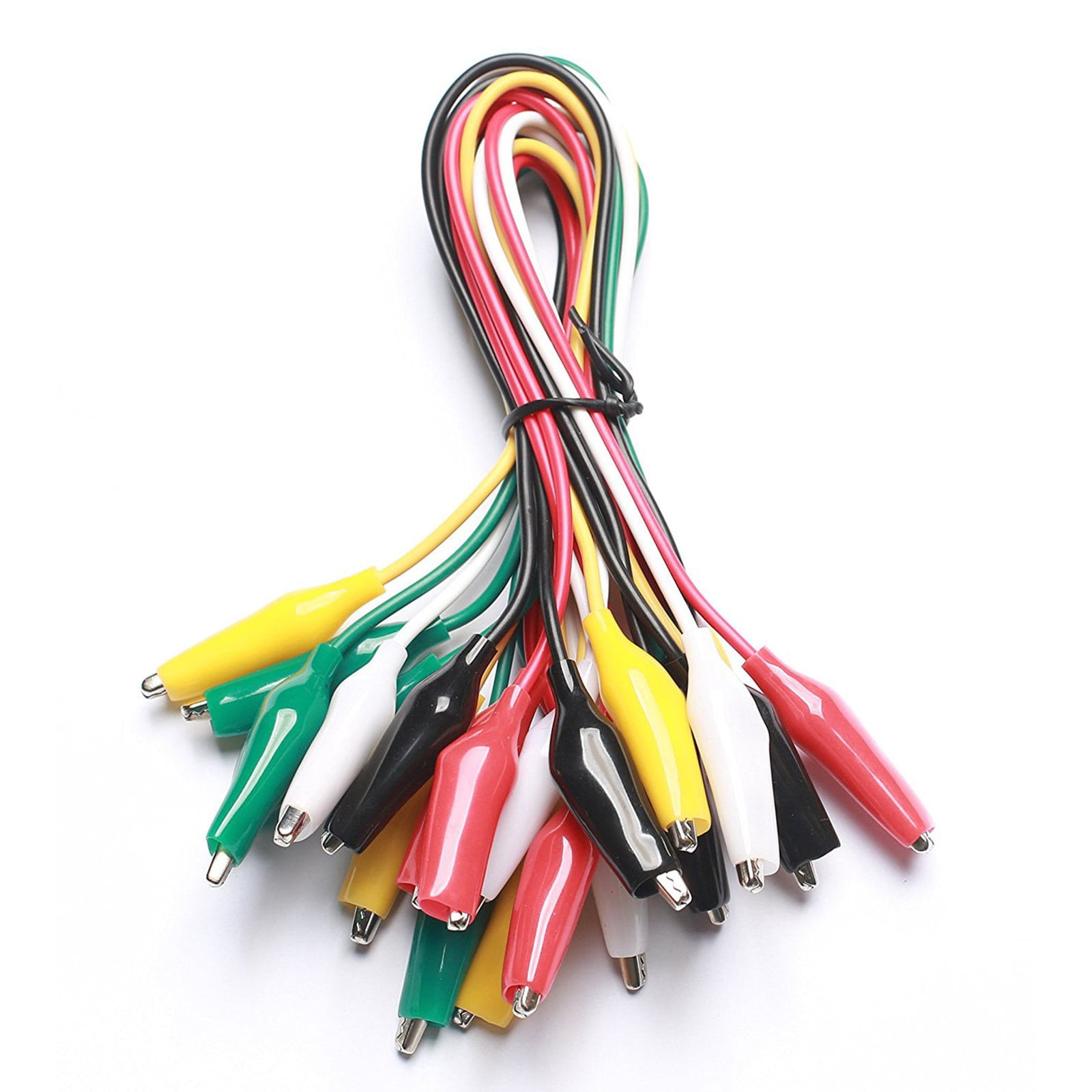 10Pcs Dualended Test Clip Wire 50cm Clip Wire Car Liners Interior ...