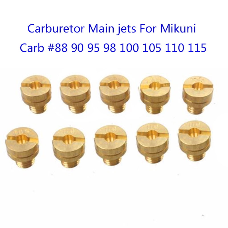10Pcs Durable Main Jets For Mikuni Carburetor VM22 VM24 VM26 VM30 125cc 150cc - Walmart.com