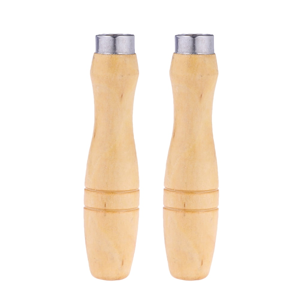 10Pcs Durable Wooden Handle for File Cutting Tool Craft Artwork Cutting ...
