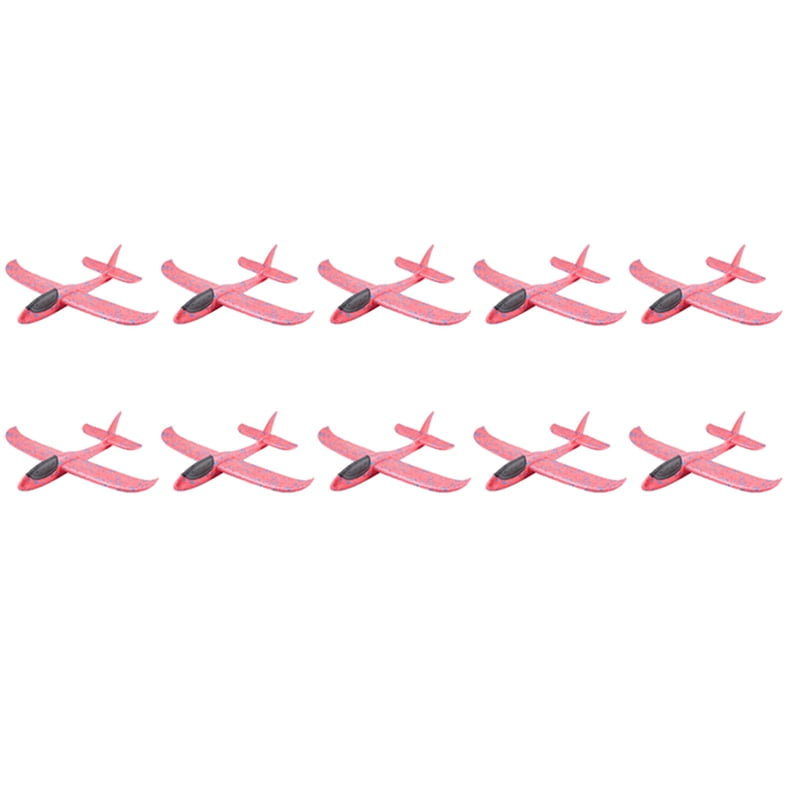 10Pcs EPP Foam Hand Throw Airplane Outdoor Launch Glider Plane Kids ...