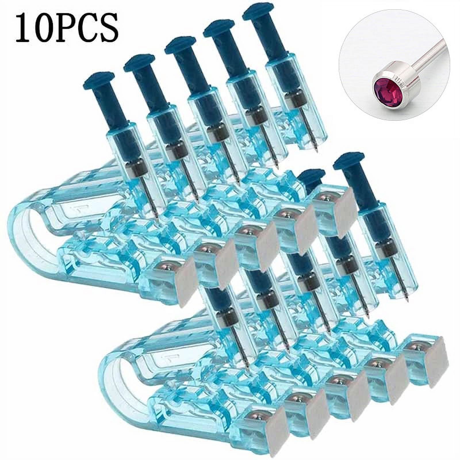 10Pcs Ear Piercing Gun Kit Disposable Healthy Safety Earring Piercer ...