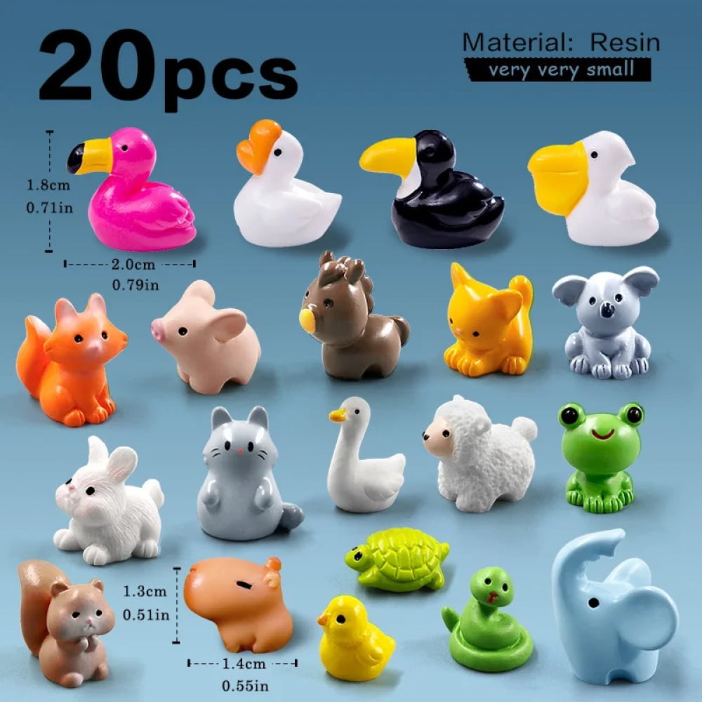 10Pcs Easter Rabbit Bear Dinosaurs Capybara Squirrel Fox Sheep Cat Frog ...