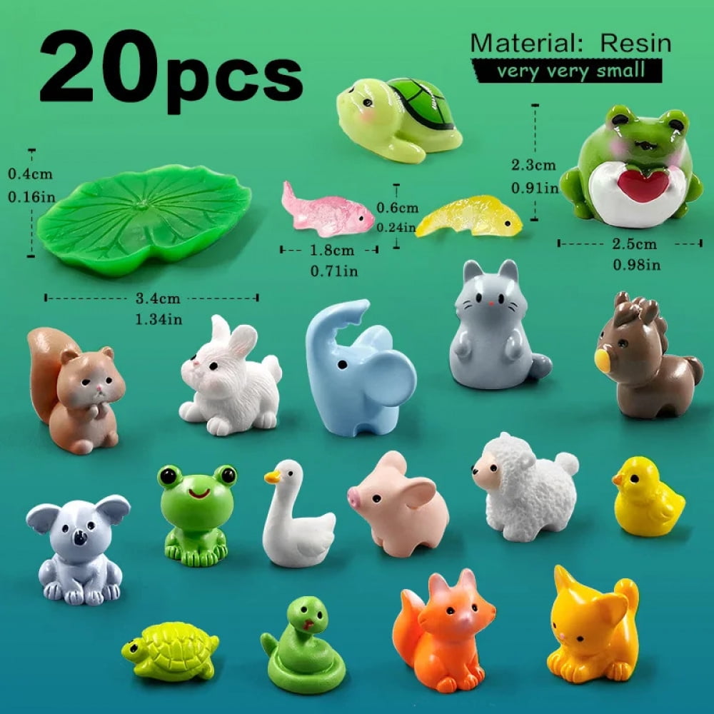 10Pcs Easter Rabbit Bear Dinosaurs Capybara Squirrel Fox Sheep Cat Frog ...