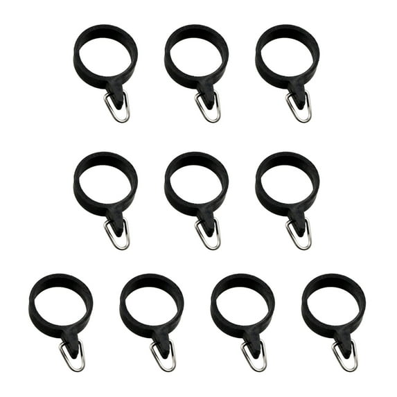 10Pcs Elastic Fishing Rod Hook Keeper Fish Poles Rubber Rings Metal ...