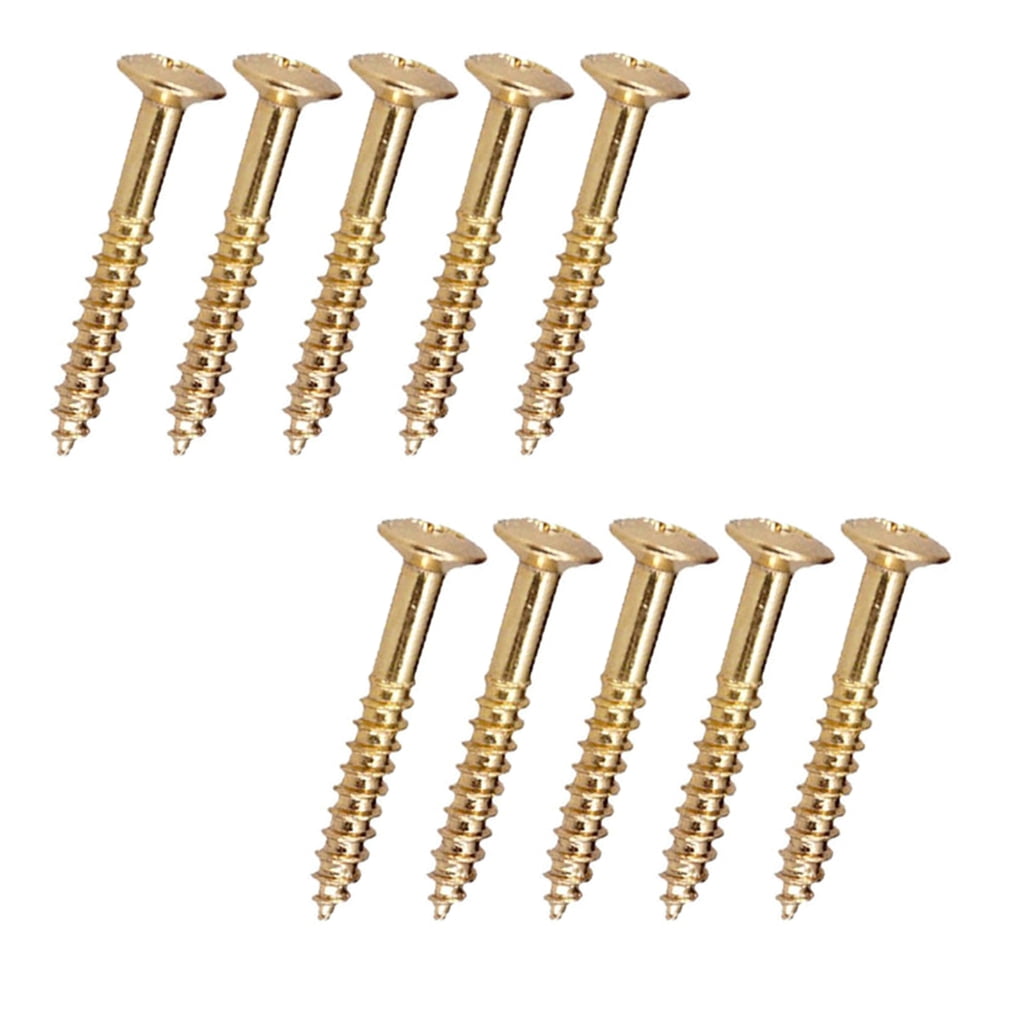 10Pcs Electric Guitar Pickup Frame Surround Screws Fixing Screw Easy to ...