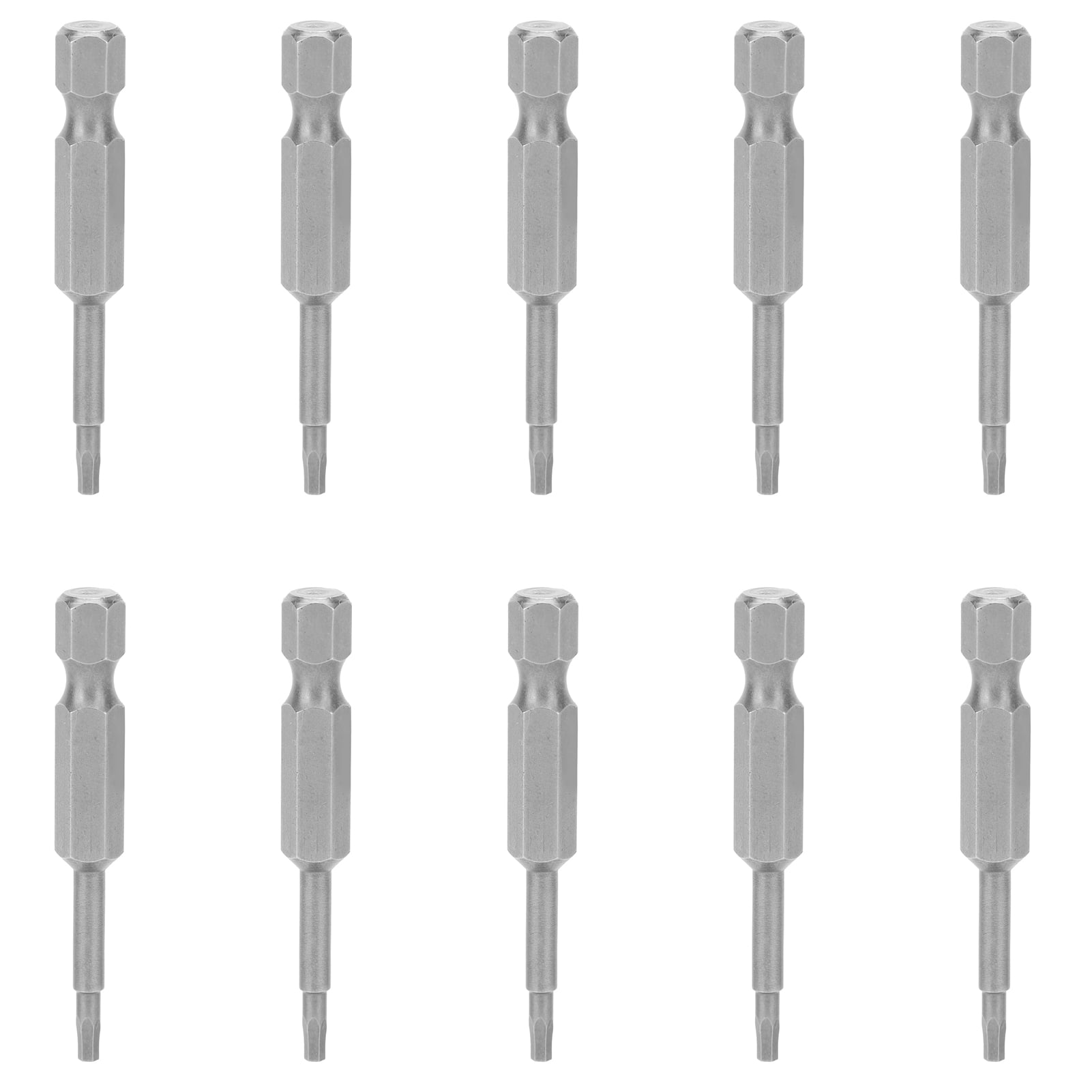 10Pcs Electric Screwdriver Bits Hex Socket Magnetic Hardened ...